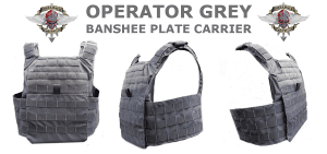 Shellback Tactical - Banshee Plate Carrier In Operator Grey | Soldier ...
