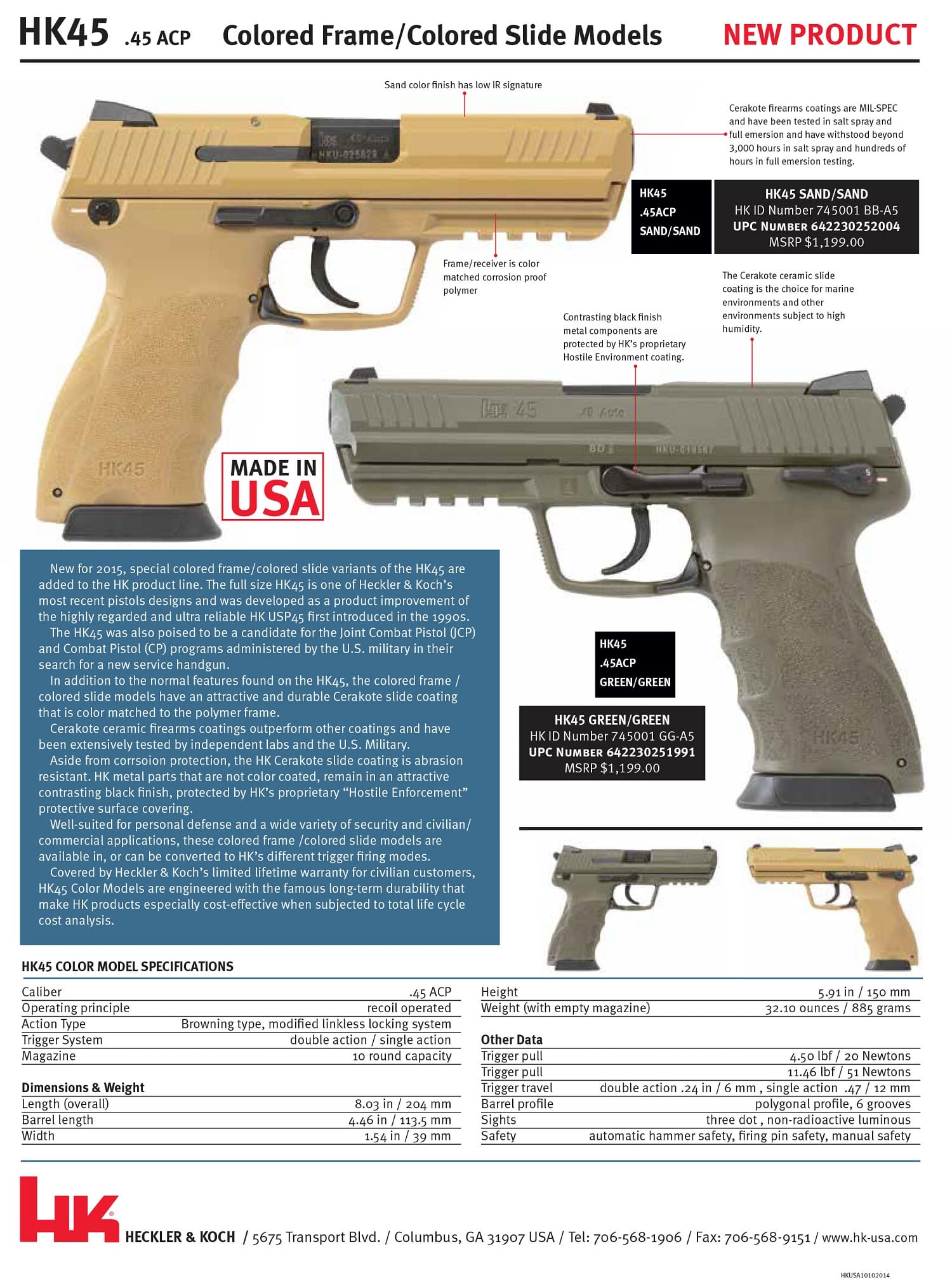 Heckler & Koch - New Products For SHOT Show 2015 | Soldier Systems ...