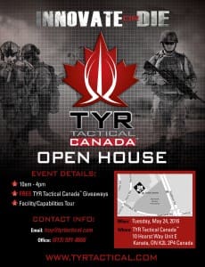 TYR Tactical Canada Grand Opening | Soldier Systems Daily Soldier ...
