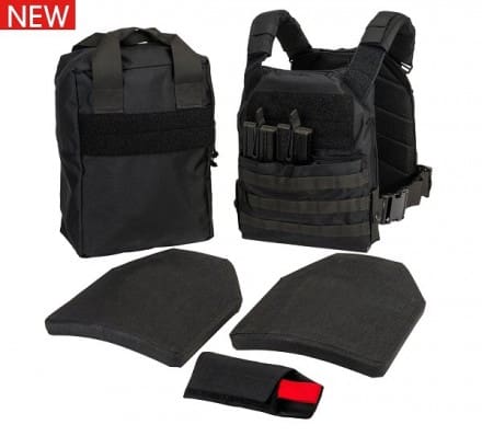 $349 Active Shooter Response Body Armor Kit (BLACK) - Soldier Systems Daily