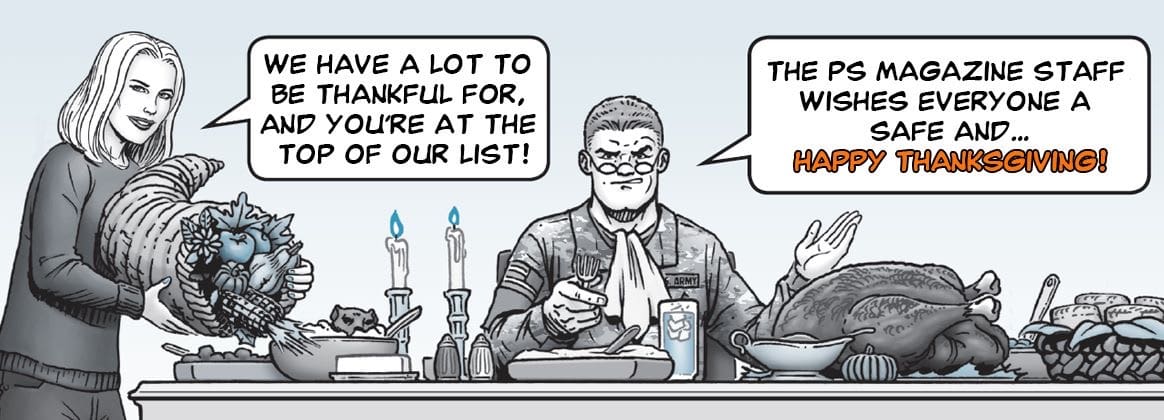 Happy Thanksgiving from Army PS Magazine | Soldier Systems Daily ...