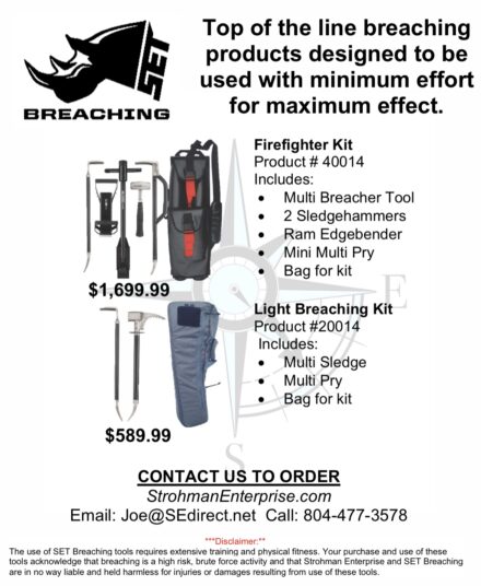 SET Breaching Tools Now Available from Strohman Enterprise | Soldier ...