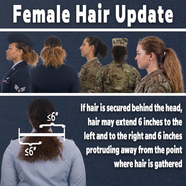 USAF Clarifies Female Hair Standards | Soldier Systems Daily Soldier ...