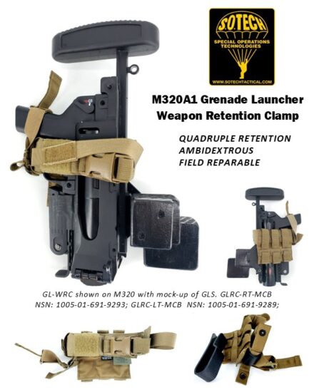 S.O.TECH Delivers 8000 M320A1 Grenade Launcher Weapon Retention Clamps ...