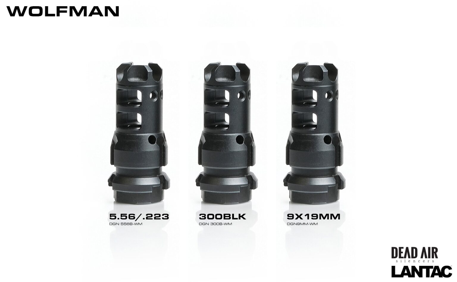 Lantac Dragon Muzzle Brakes for the Wolfman Suppressor Feature Dead ...