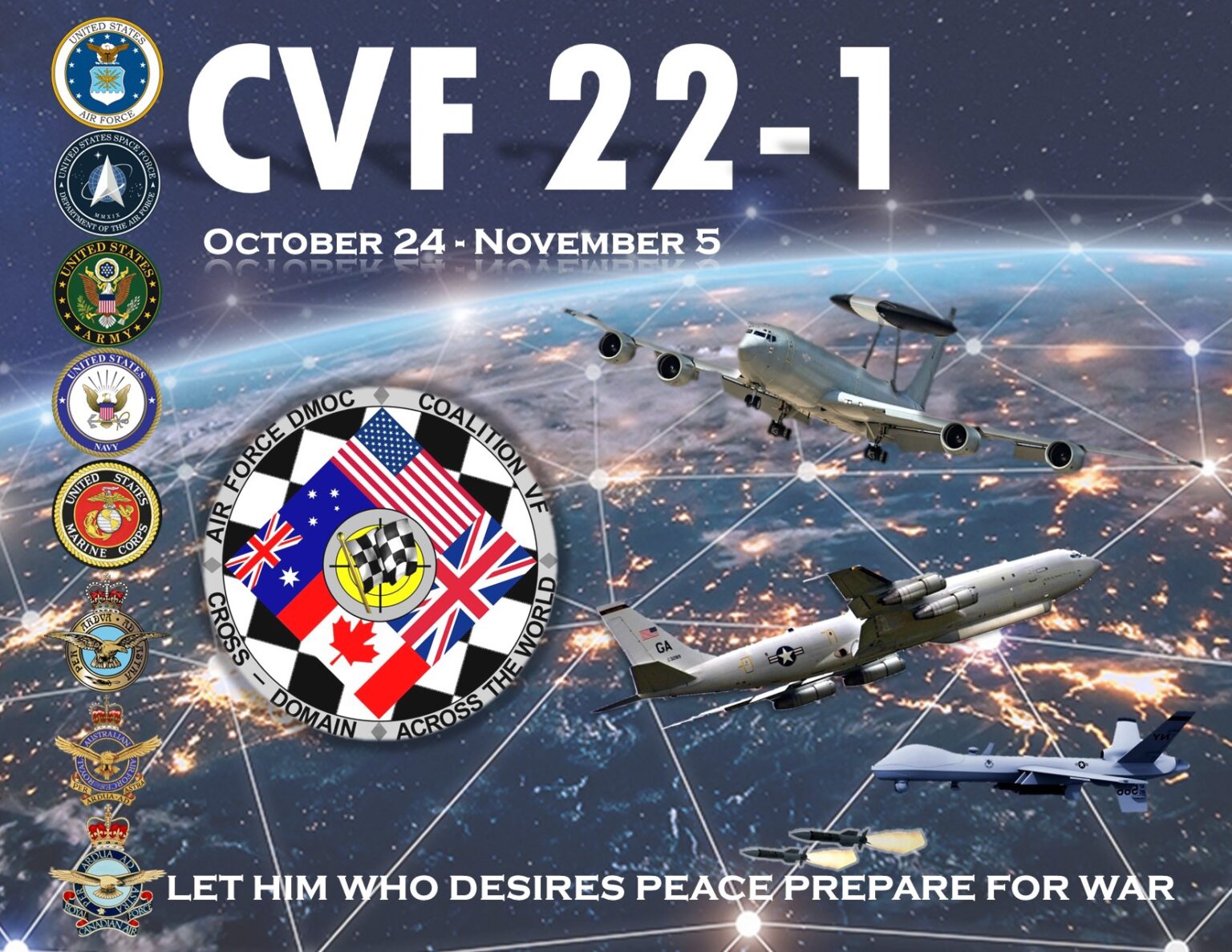 Air Force Hosts Coalition VIRTUAL FLAG, Premier Coalition Virtual Air ...
