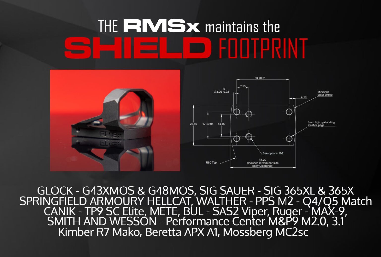 Shield Sights Announces the RMSx as the New Dedicated Competition Sight ...