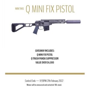 Shooting Surplus is Giving Away a Q Mini Fix Pistol & Suppressor ...