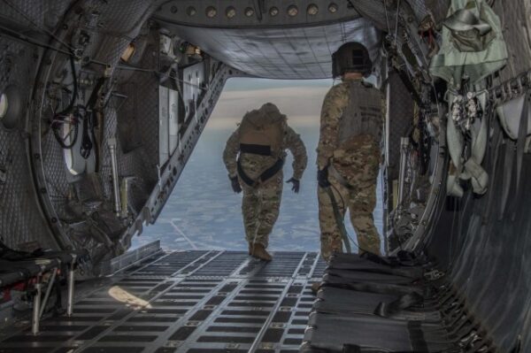 U.S. Army Special Operations Command Troops Test RA-1 Ram Air Parachute ...