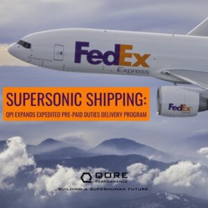 SUPERSONIC SHIPPING: Qore Performance Announces Expansion of Pre-Paid ...