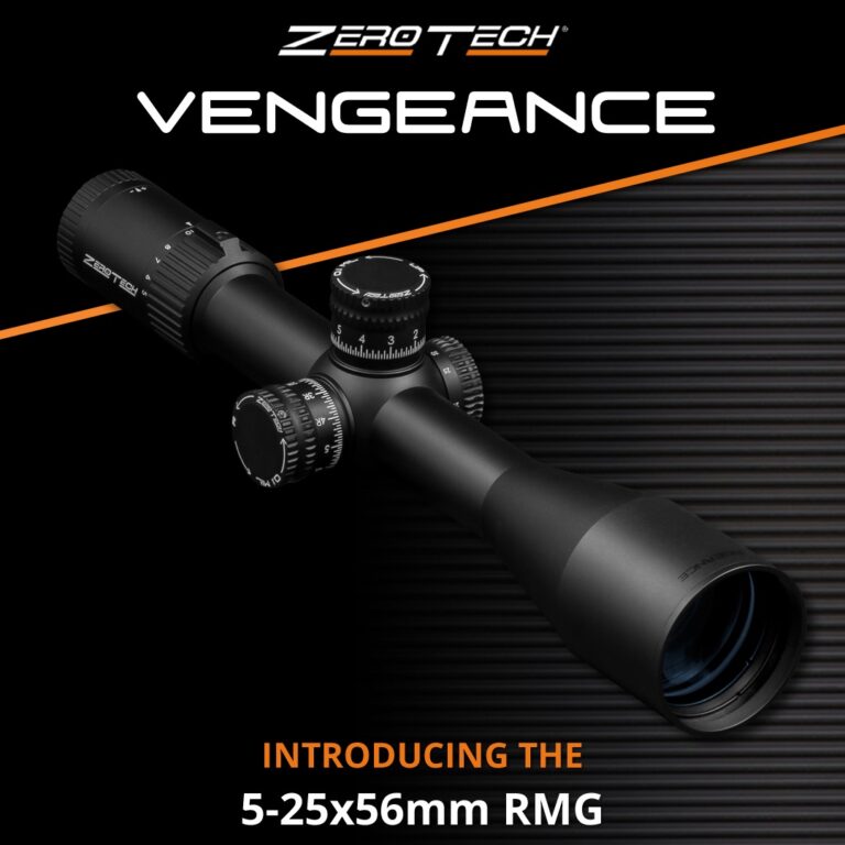 ZeroTech Optics Announces the Vengeance 5-25x56 FFP RMG | Soldier ...