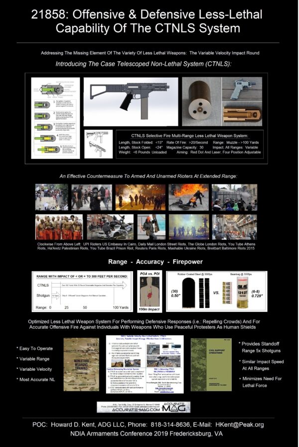 Poster #10 - Case Telescoped Non-Lethal System | Soldier Systems Daily ...