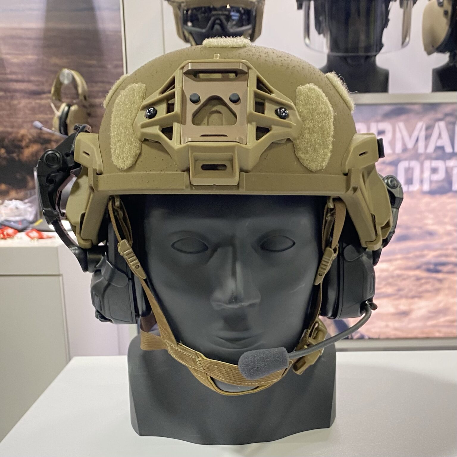 AUSA 22 - Gentex Ops-Core AMP Headset Mount for Army Issue Helmet ...