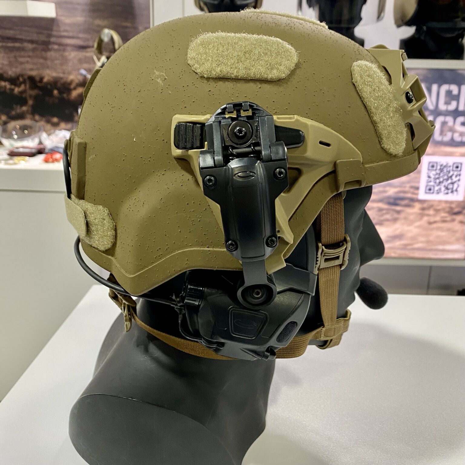 AUSA 22 - Gentex Ops-Core AMP Headset Mount for Army Issue Helmet ...