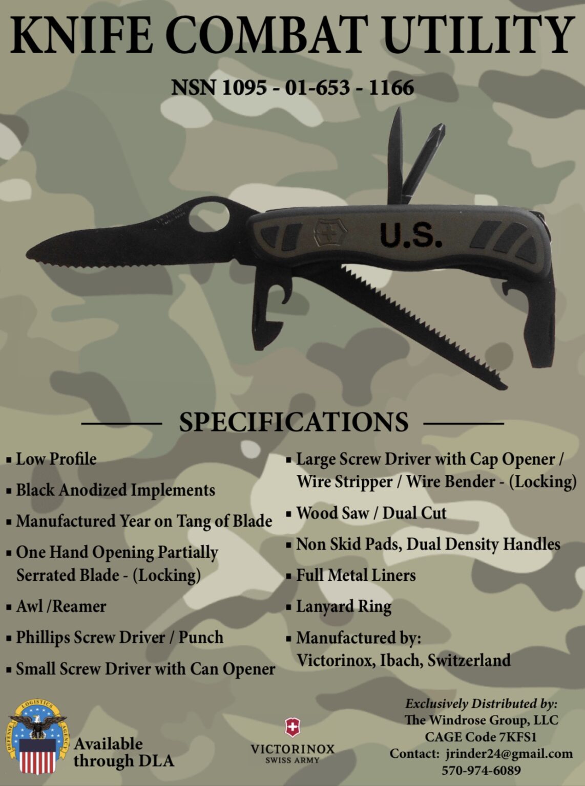 Victorinox Combat Utility Knife - Deal for Individual Purchases ...