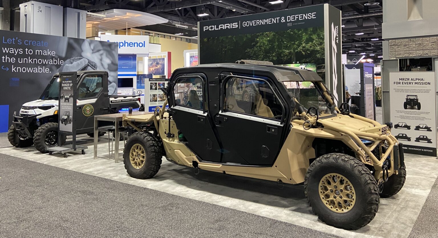 Polaris Government & Defense - MRZR Alpha Arctic Cab and Track ...