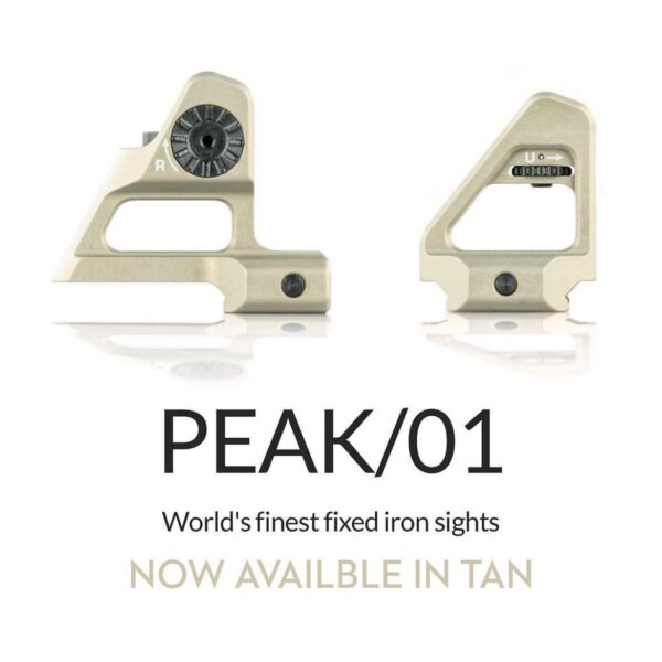 Scalarworks Peak/01 Iron Sights Now Available in Tan | Soldier Systems ...