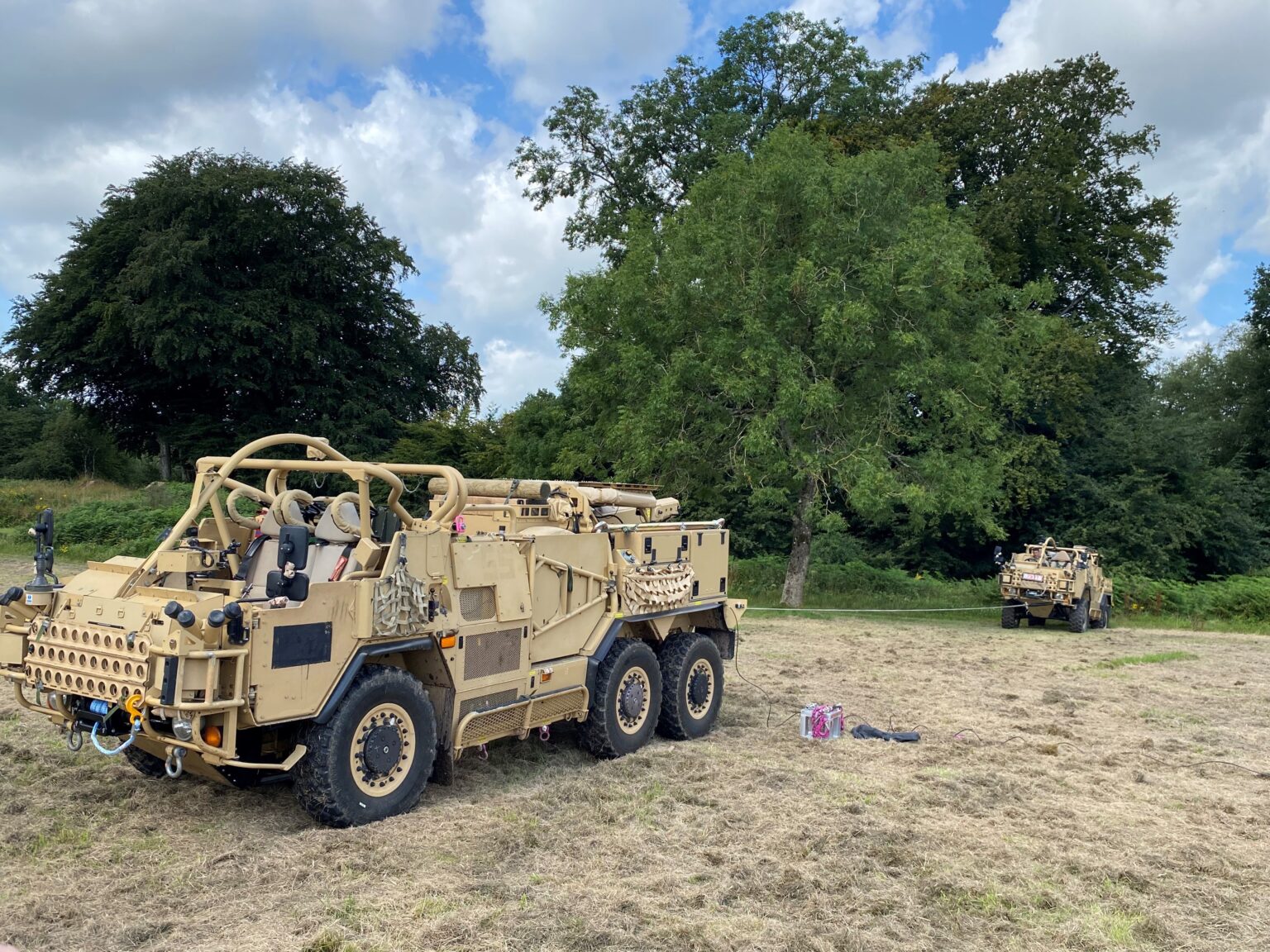 Supacat and NP Aerospace Hand-Over Recovery Vehicles to the British ...