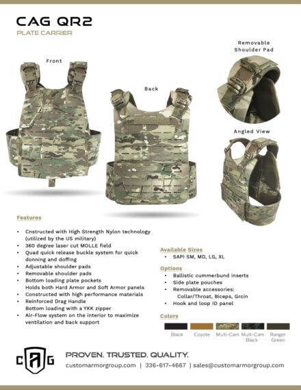 The MSV (Modular Scalable Vest) Gen II’s NIJ Level IIIA Counterpart heading to U.S. Air Force ...