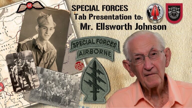 100 Year Old WWII Veteran Awarded Green Beret and SF Tab - Soldier ...