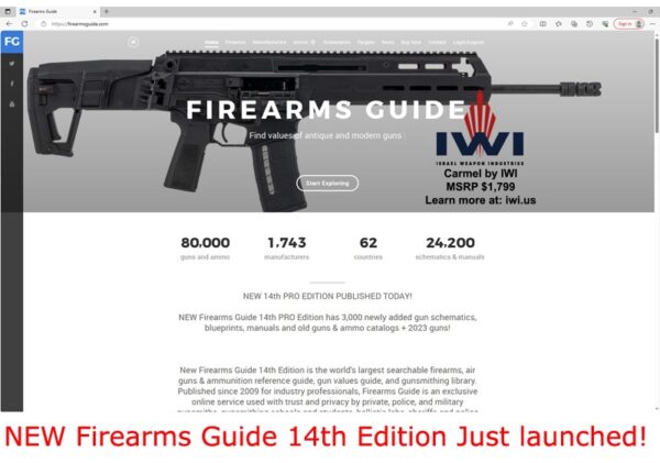 New Firearms Guide 14th Edition with 24,200 Printable Gun Manuals ...