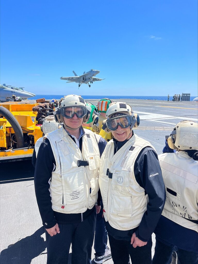 Purdue Delegation Embarks on USS Nimitz, Gains Insights into Naval ...