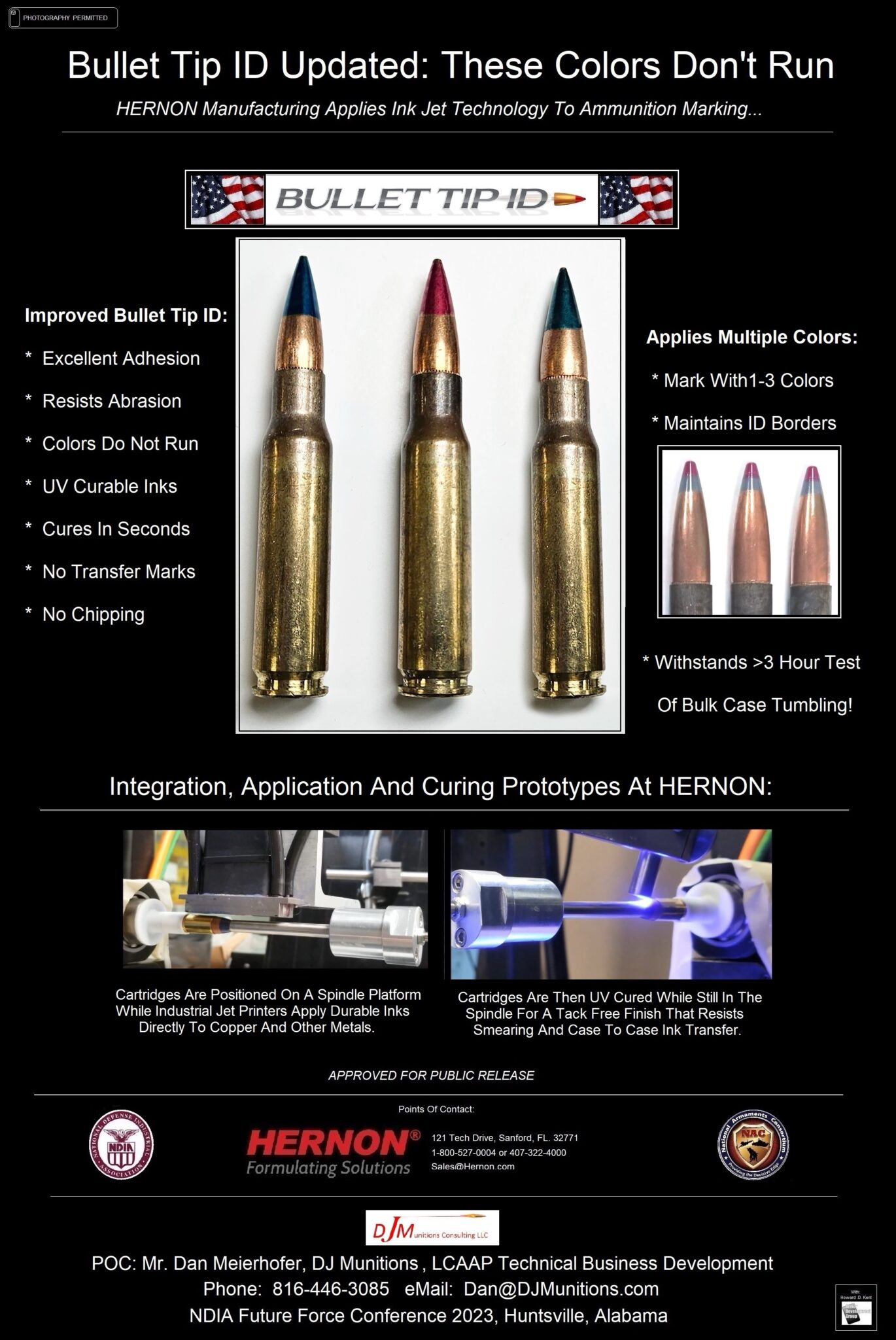 NDIA Future Forces Conference 23 Poster #2 - Bullet Tip ID Updated ...