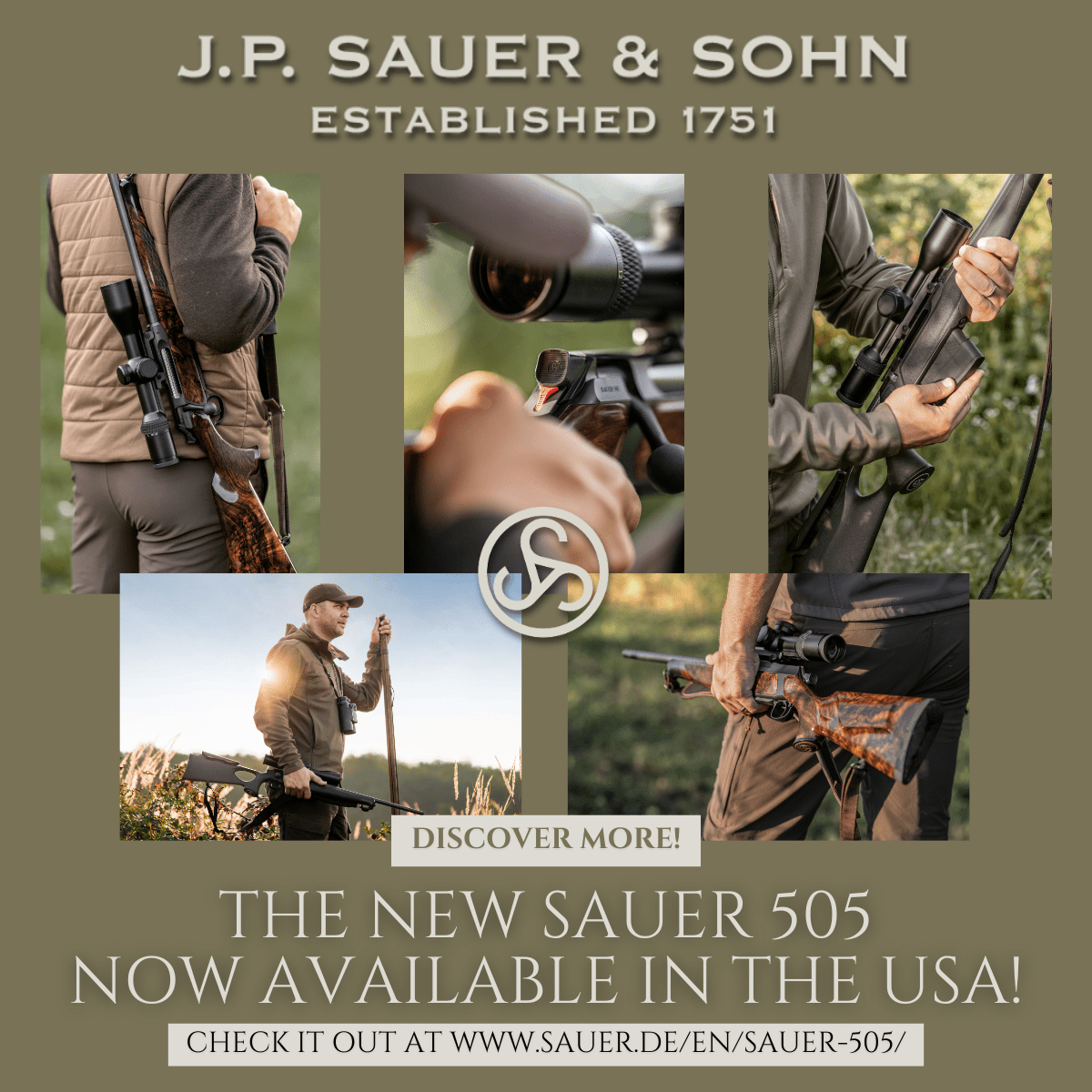 Sauer 505 Bolt-Action Rifle Now Shipping | Soldier Systems Daily Soldier Systems Daily