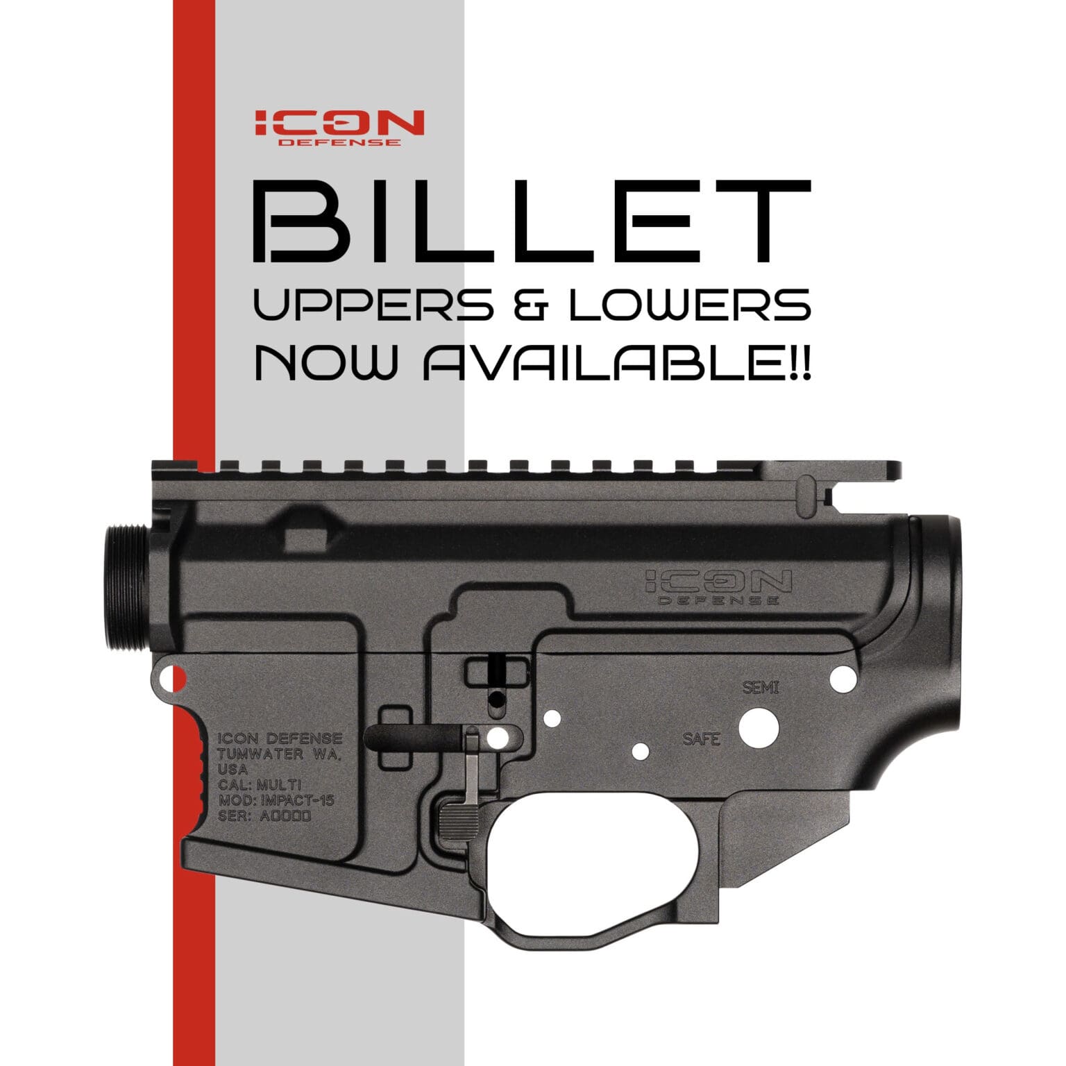 Icon Defense - Ambidextrous Billet Uppers & Lowers | Soldier Systems ...