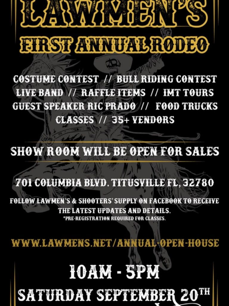 Don’t Miss Lawman’s & Shooter’s Supply’s First Annual Rodeo - September ...