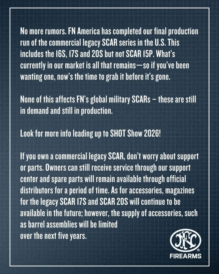 FN Ceasing Civilian Production of SCAR | Soldier Systems Daily Soldier ...