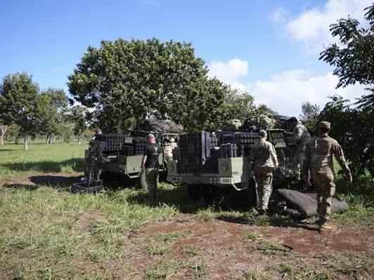 Soldiers Conduct Combat Simulation with Scorpion Light Mobile Mortar ...