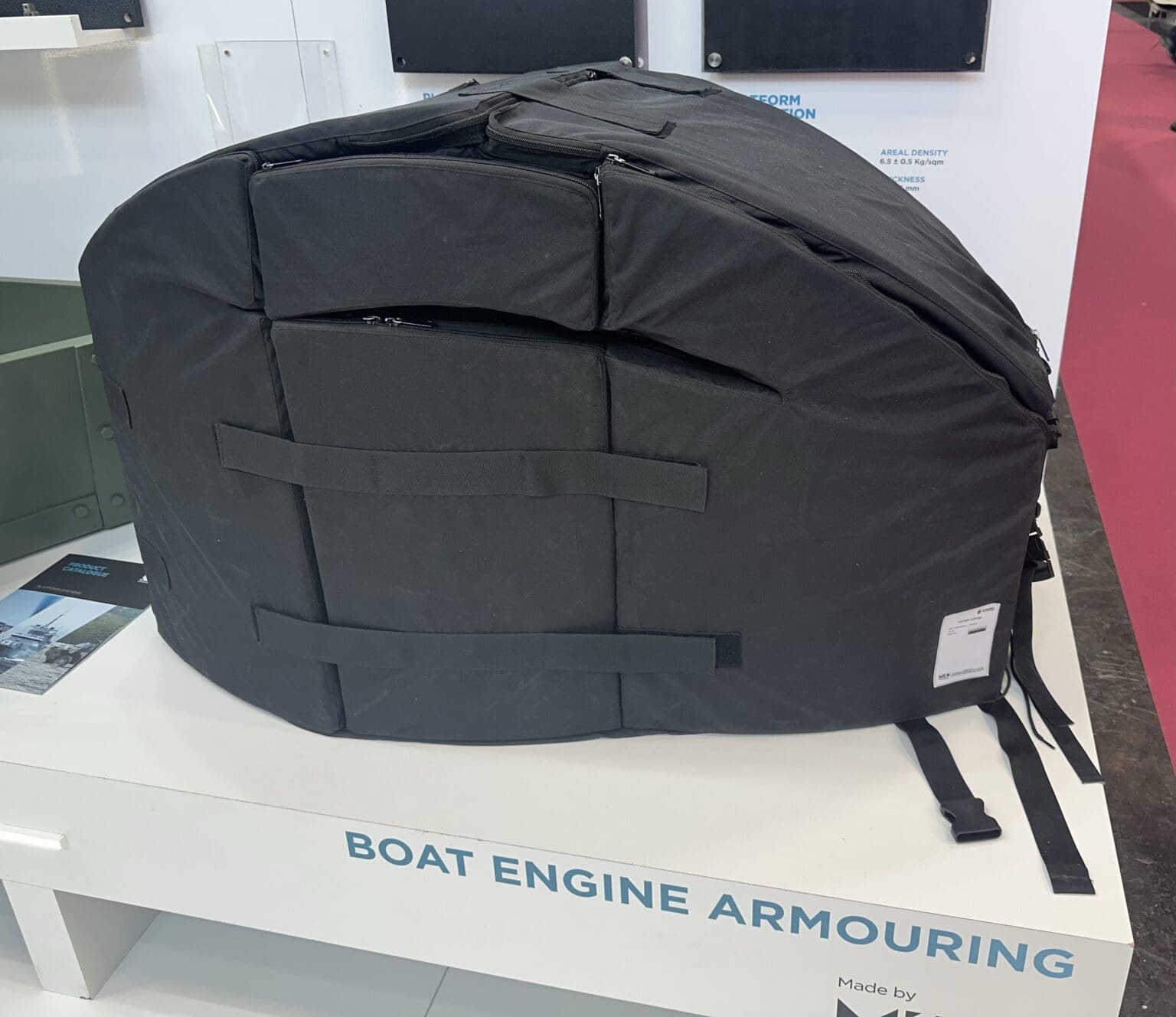 Milipol 25 - MKU Ltd Armored Outboard Motor Cover | Soldier Systems ...