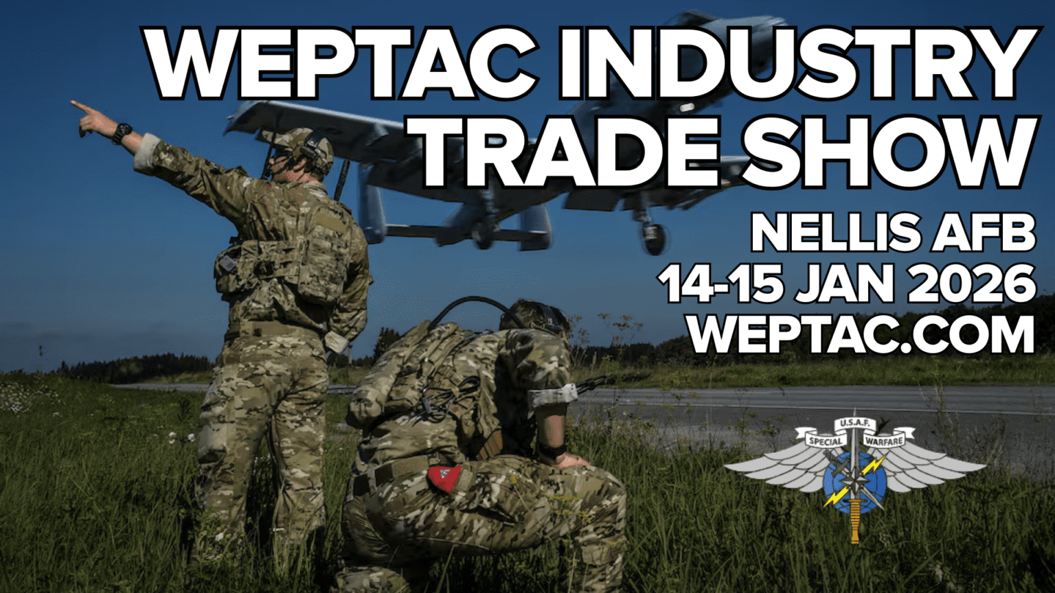 WEPTAC Industry Trade Show - Nellis AFB - Jan 14-15 2026 | Soldier ...