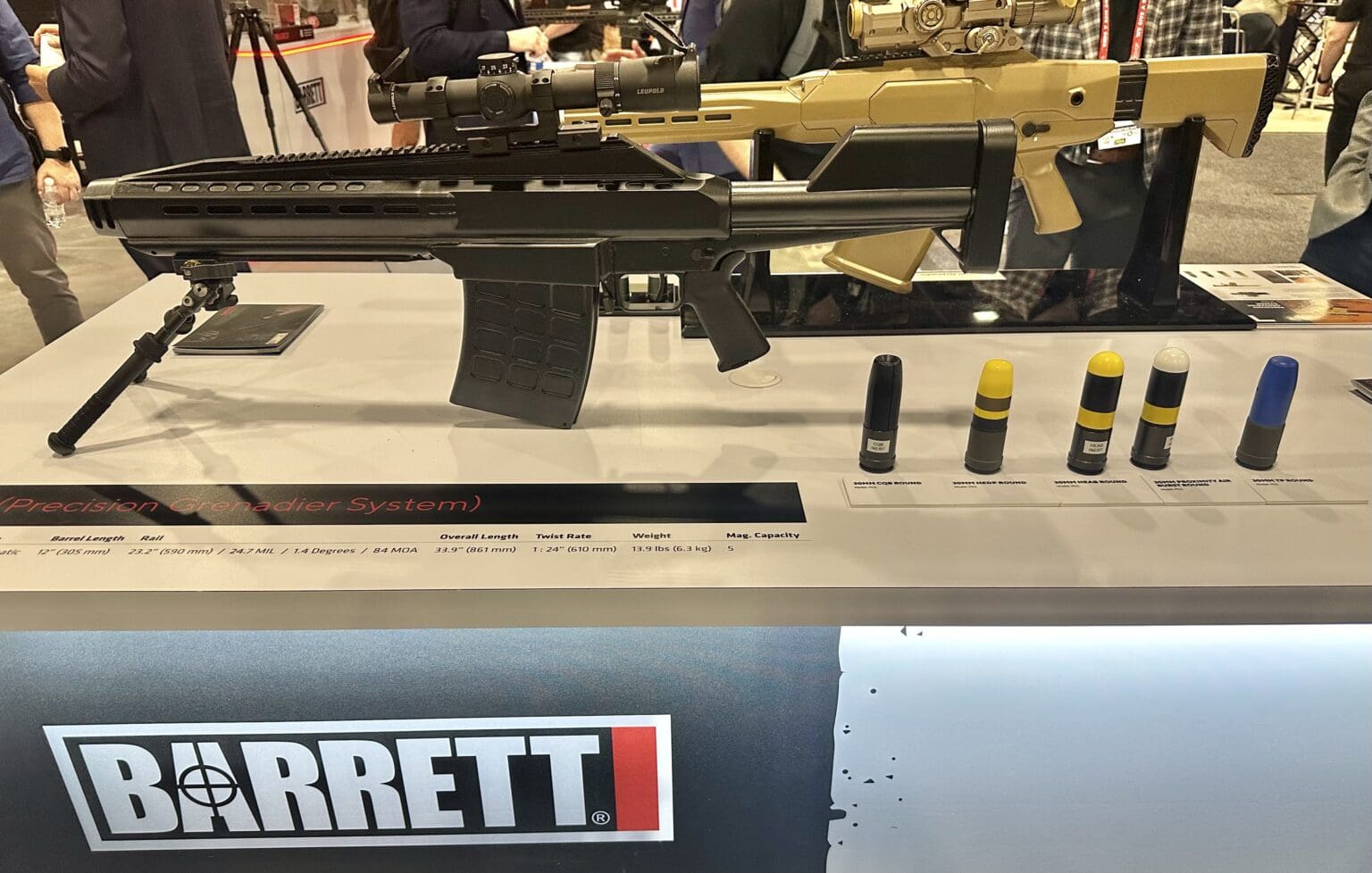 SHOT Show 26 - Northrop Grumman Selects Barrett Firearms to Manufacture ...