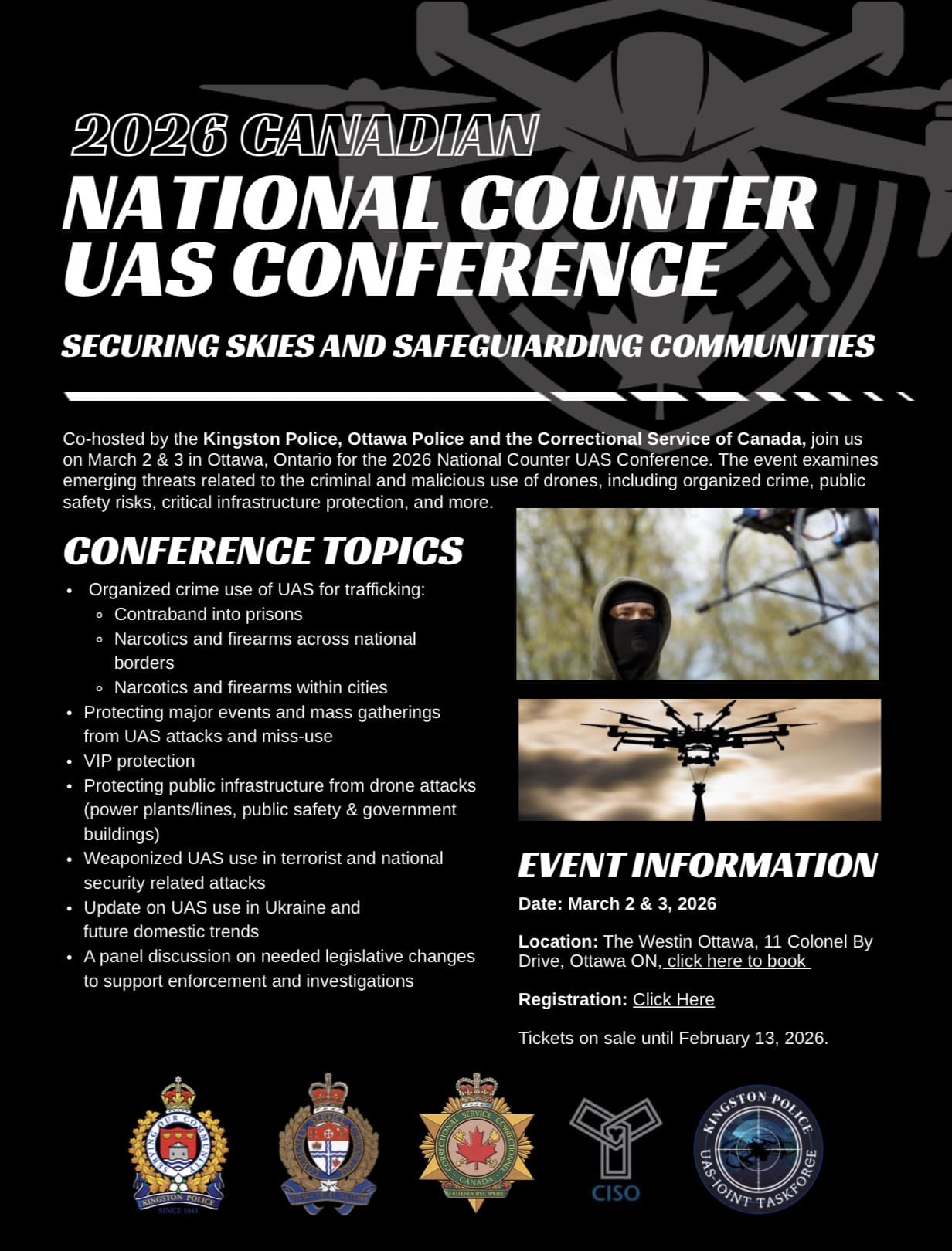 2026 Canadian National Counter UAS Conference | Soldier Systems Daily ...