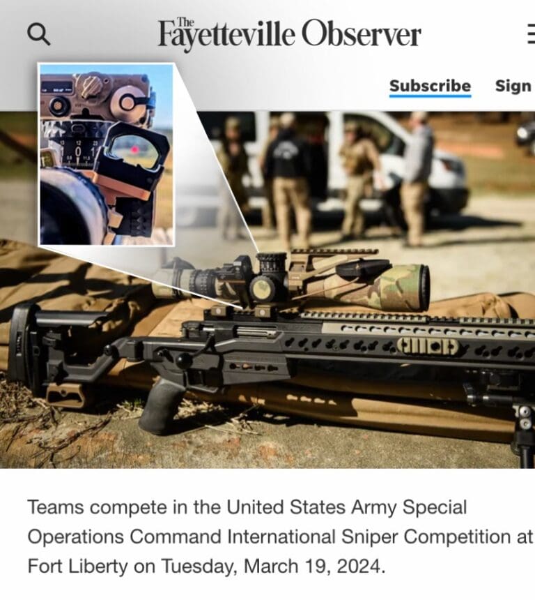 Rotapoint at the USASOC Sniper Competition | Soldier Systems Daily ...