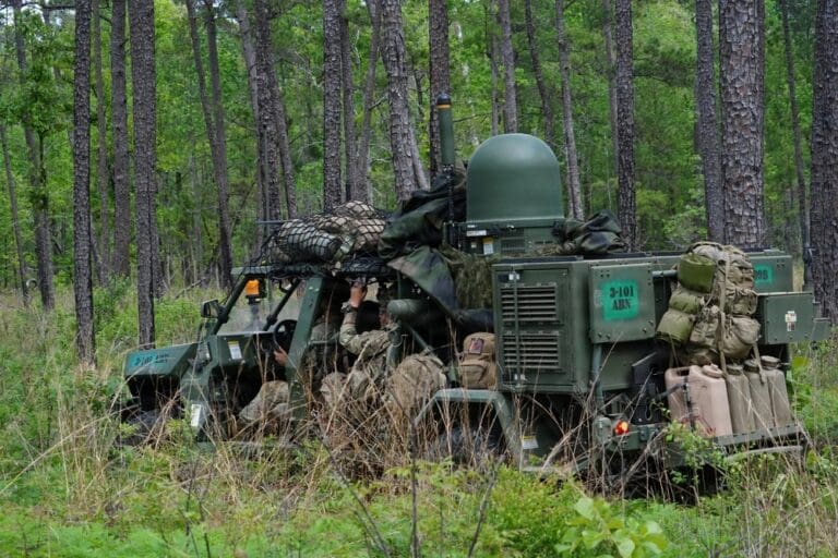 101st ABN DIV (AA) Test TEWS-I Integration on Infantry Squad Vehicle at ...